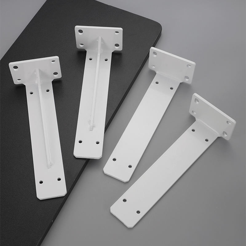 Custom Industrial Metal Iron Shelf Support T Shape Bracket Wall Mounted ...