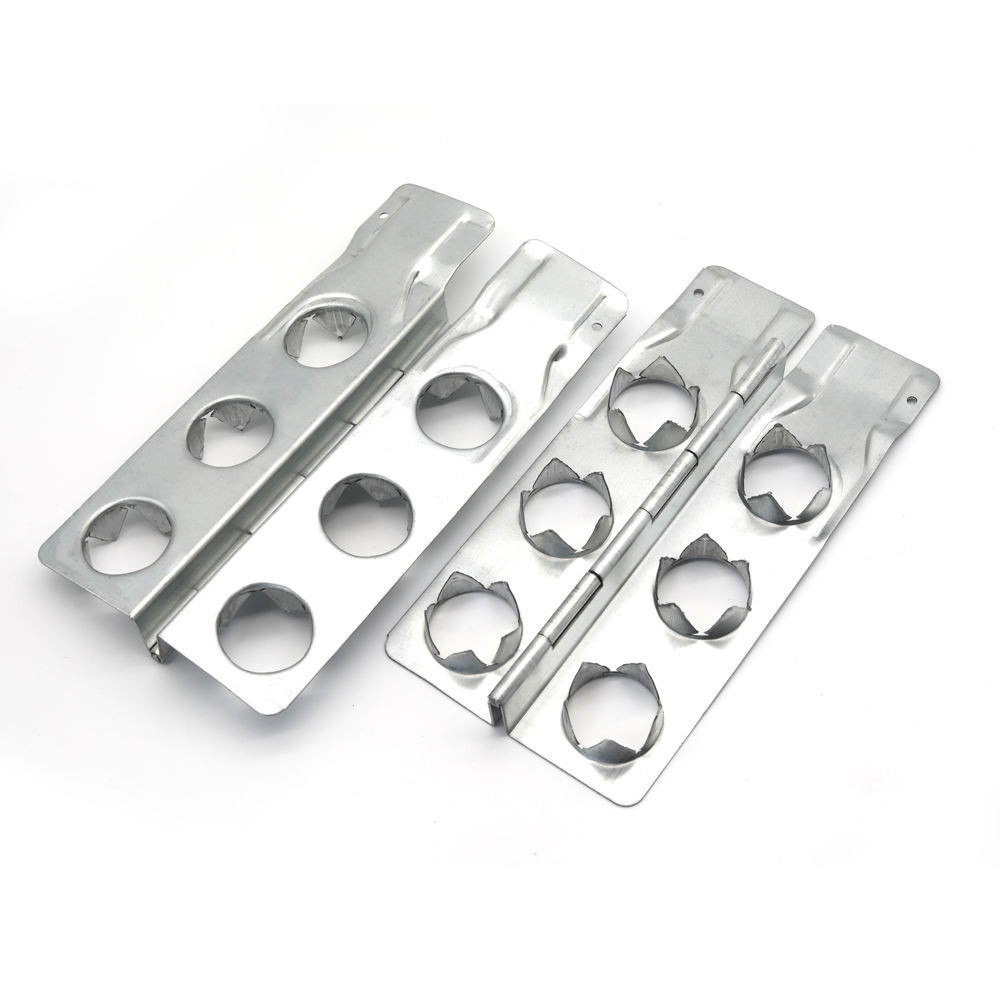 Metal Folding Hinge Hardware Fittings 6/8/10 Holes Galvanized Iron ...