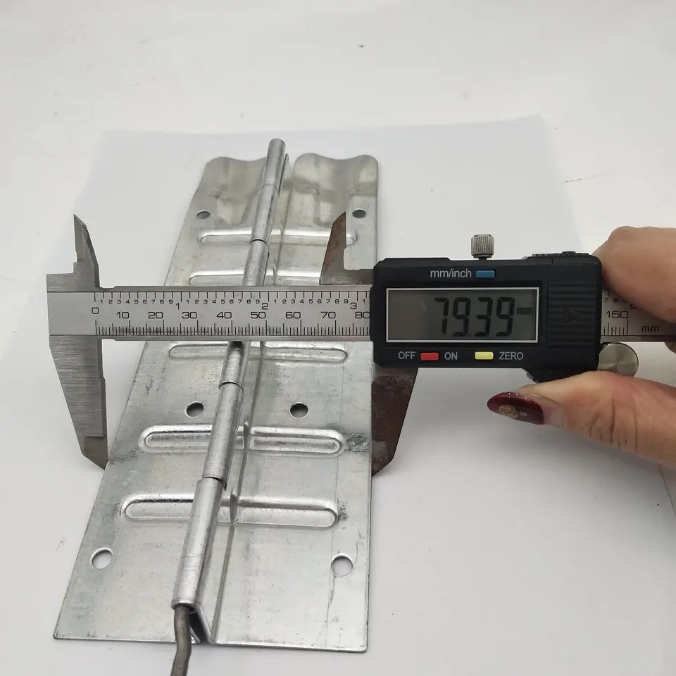 220 X 80 X 1.2mm Galvanized Steel Pallet Hinges For Wooden Board