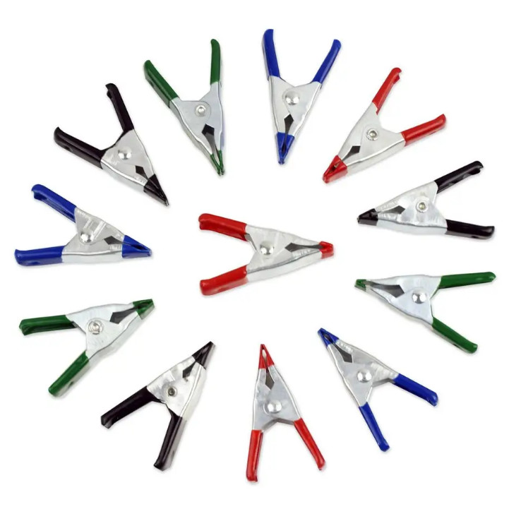 Heavy Duty 4 6 Inch A Type Steel Spring Bride Wedding Dress Clamp Metal ...