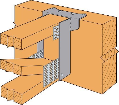 Multi-Shaped Galvanized Steel Wood Timber Connectors Joist Hangers and ...